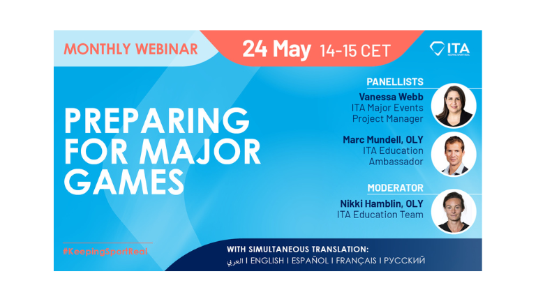 Monthly webinar – Preparing for Major Games - British Taekwondo