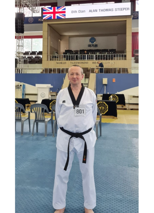 Grand Master achievement in Korea – Alan Steeper - British Taekwondo