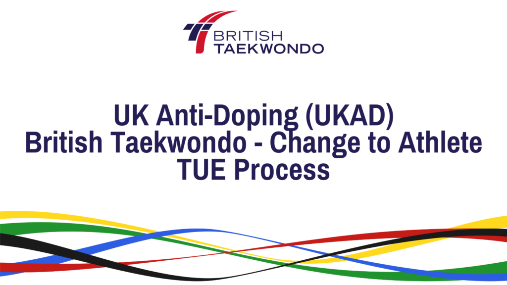 UK Anti-Doping (UKAD) - British Taekwondo - Change to Athlete TUE ...